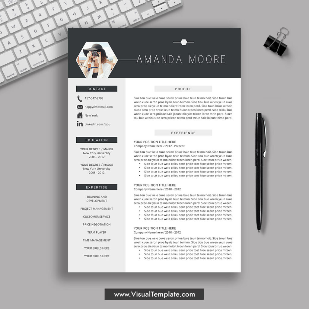 2025-2026 Pre-Formatted Resume Bundle with Resume Icons, Fonts and ...