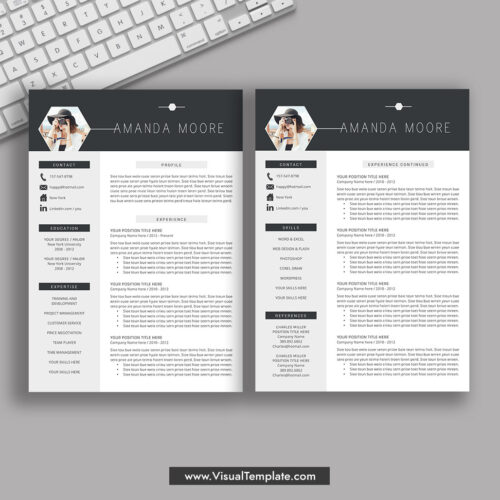2025-2026 Pre-Formatted Resume Bundle with Resume Icons, Fonts and ...