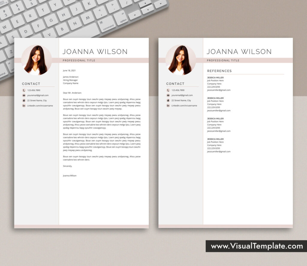 2025-2026 Pre-Formatted Resume Template with Resume Icons, Fonts and ...