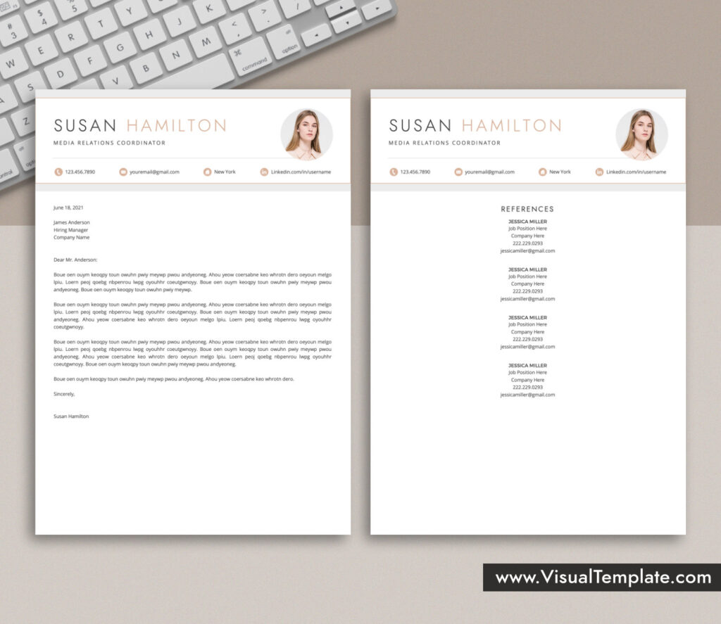 2025-2026 Pre-Formatted Resume Template with Resume Icons, Fonts and ...