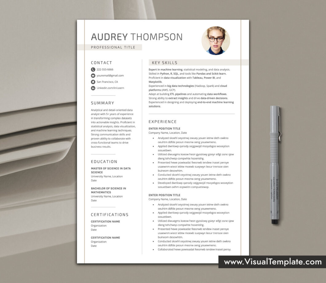 Skill-First Resume Bundle for MS Word, Skill-First CV Template ...