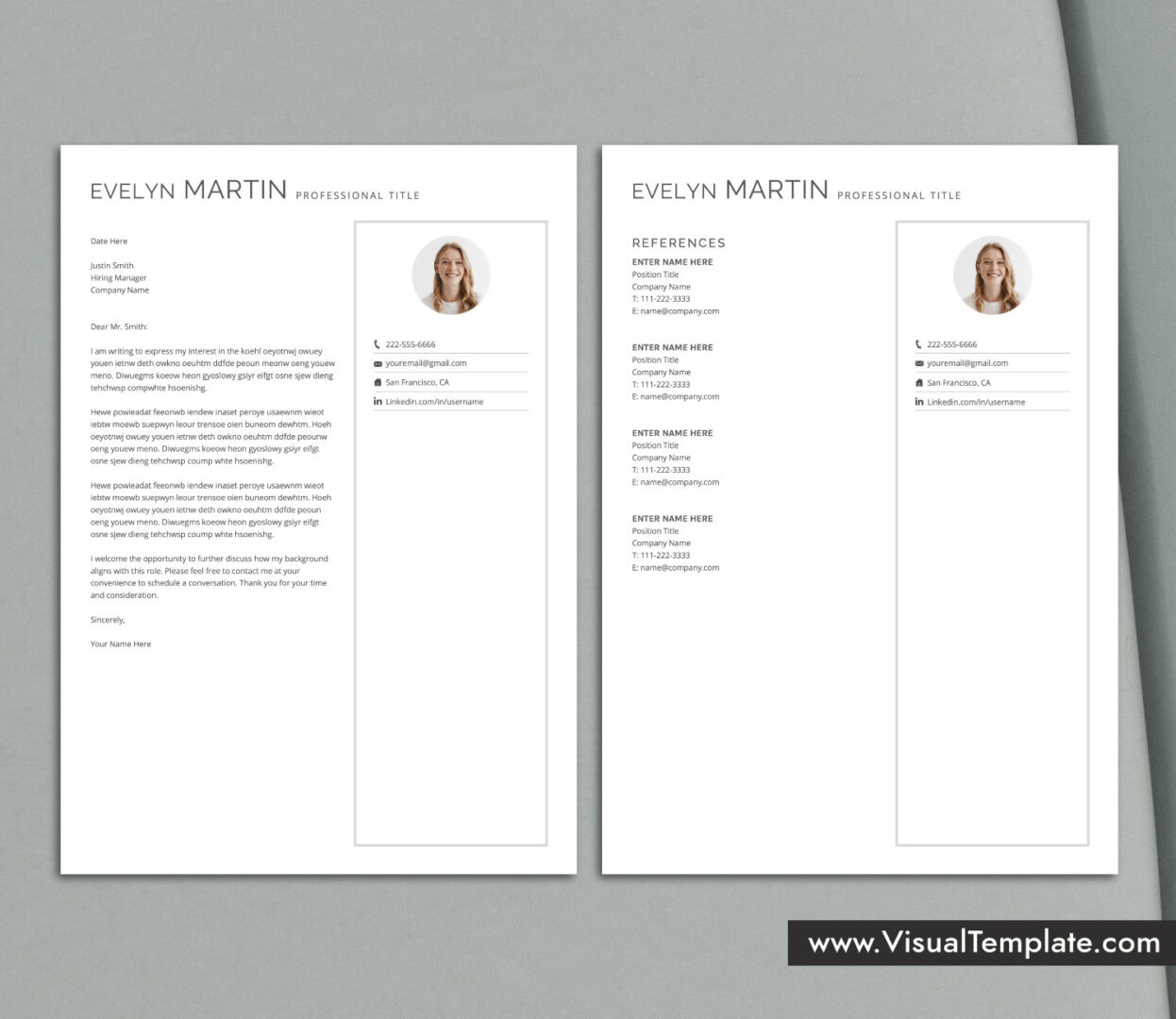 Skill-First Resume Template for MS Word, Skill-First CV Template ...