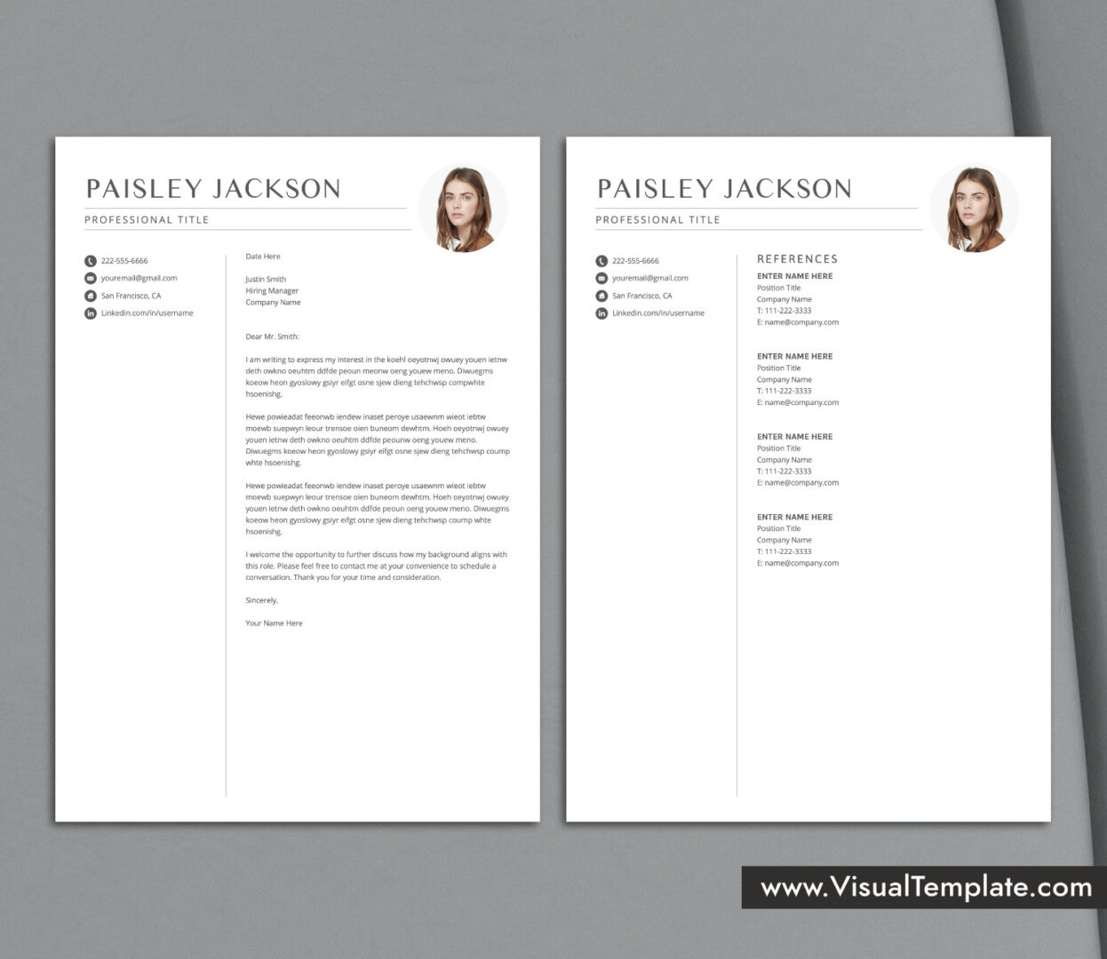 Skill-First Resume Template for MS Word, Skill-First CV Template ...