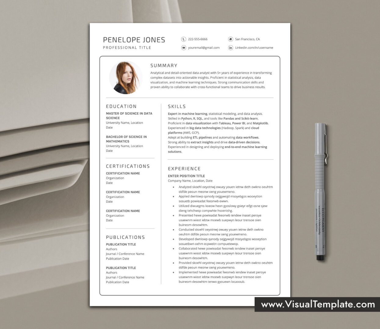 Skill-First Resume Bundle for MS Word, Skill-First CV Template, Professional Resume Template ...